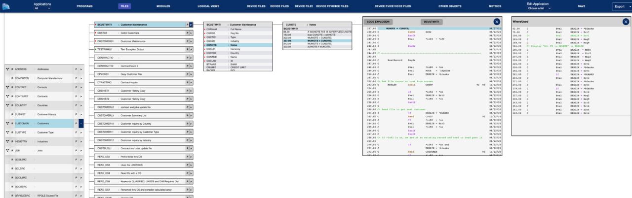 Cross Referencing – Sapphire-Analysis